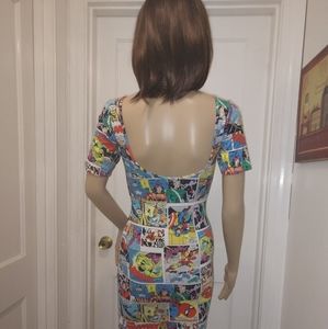 Marvel | Dresses | Marvel Comics All Over Comic Strip Dress Nwot | Poshmark